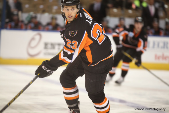 Taylor Leier(23) Lehigh Valley Phantoms | CollegeHockeyPlayers